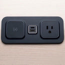 Flush Mount Power Units with Outlets, USB Ports, Qi Wireless Charger ...
