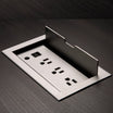 Flip Cover Flush Mount Power Strip with Outlets and USB Ports ...